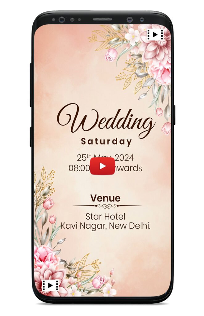 Free Reception Invitation Card Maker Online | 3Video.in
